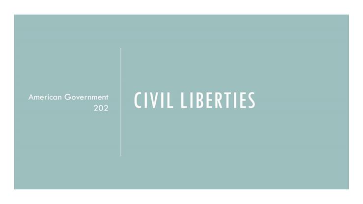 Civil Liberties
