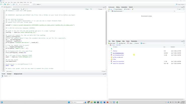Browsing R Studio to Set Working Directory