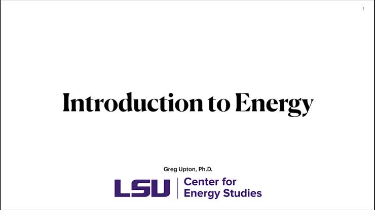 Intro to Energy