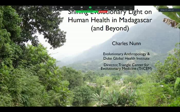 UNC ID/CFAR Conference - 11/18/2022 - Charles Nunn