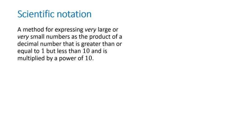 Lecture_Scientific Notation (7.2)