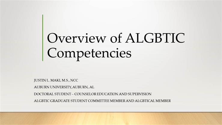 Maki-ALGBTIC Competencies
