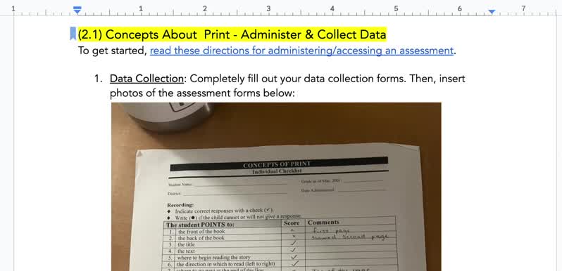 2.1 Summarize Data (Concepts of Print)