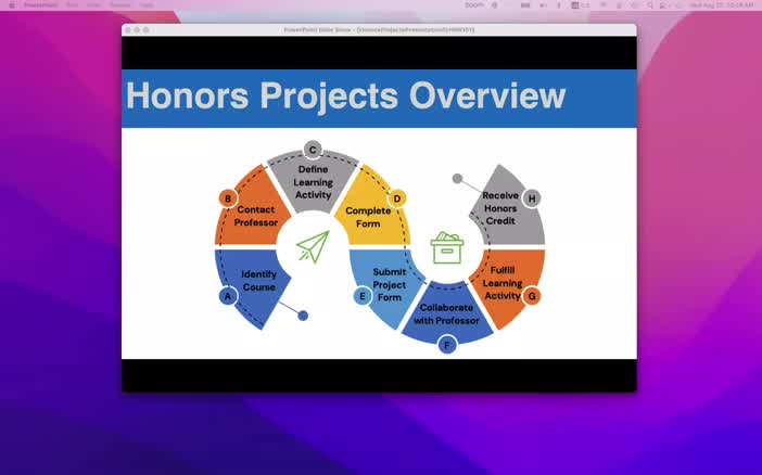 Honors Project Overview - Student