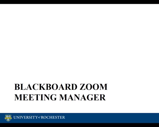 Zoom Meeting Manager Overview