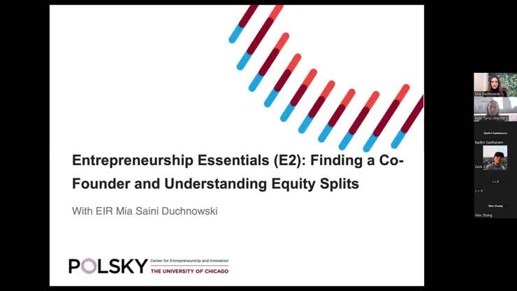 Entrepreneurship Essentials (E2): Finding a Co-Founder and ...