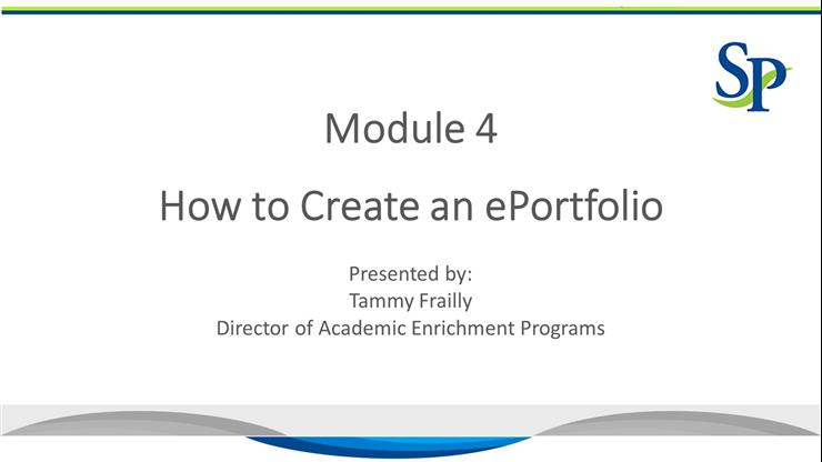 ACA-122 M4 How to Create ePortfolio