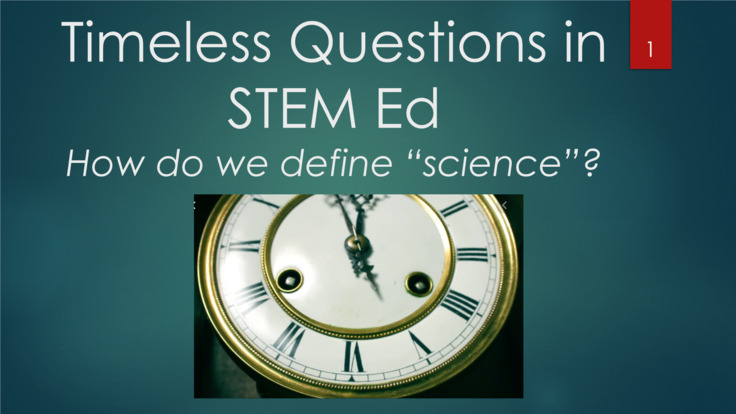 Unit 1A -- Defining Science