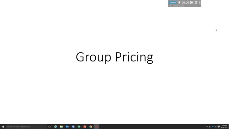 Group Pricing