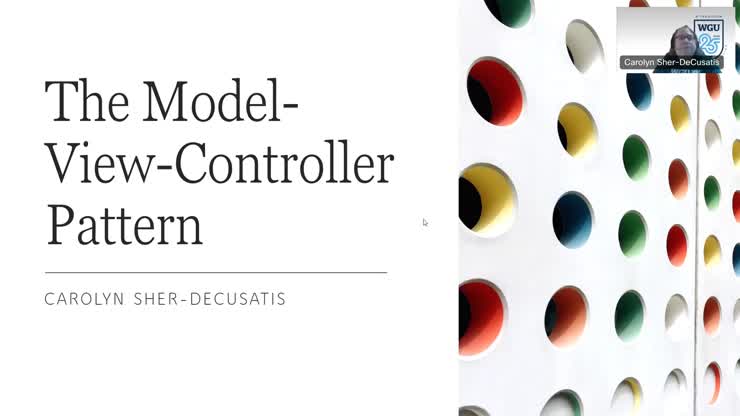 Model View Controller(MVC)-D287, D288