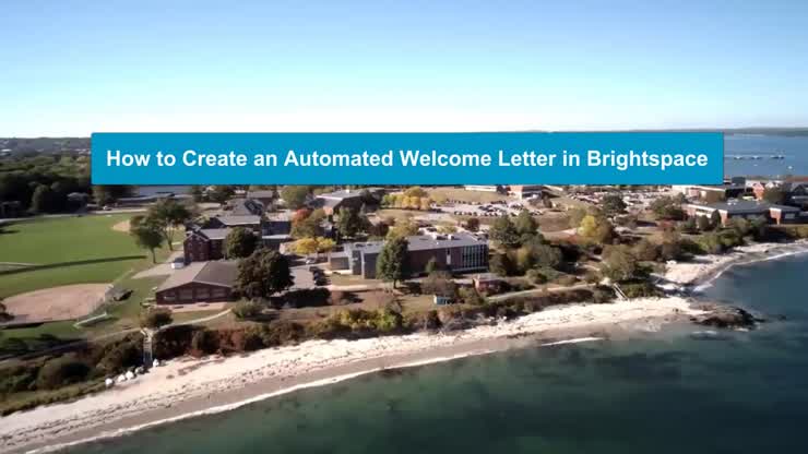 Automated Welcome Letter