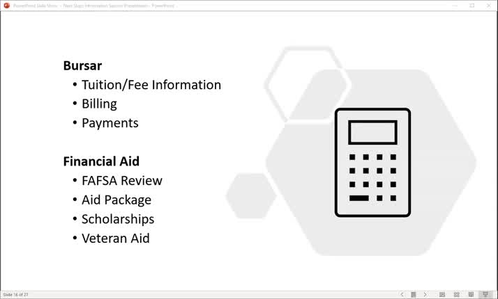 Bursar and Financial Aid Overview