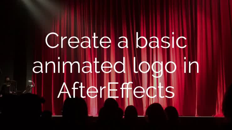 Create a basic animated logo with AfterEffects