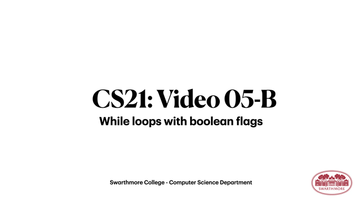 5B: Boolean flags