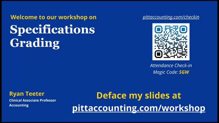 ⭐️ Spec Grading Workshop with Ryan Teeter - Nov 15 2024