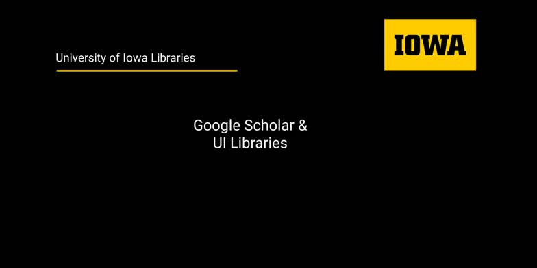 Citation Management - Google & UI Libraries