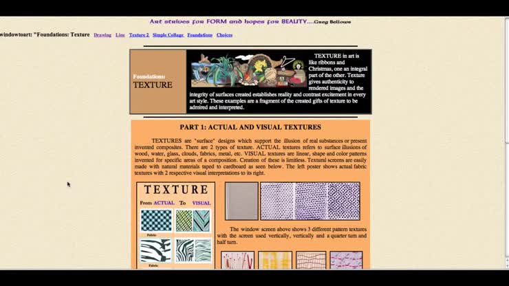 Design Fundamentals Week 12 Texture Lecture