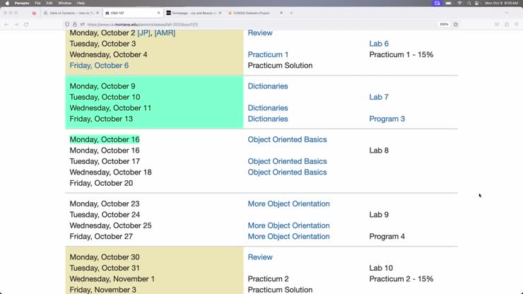 CSCI_127_Dictionaries_Day1