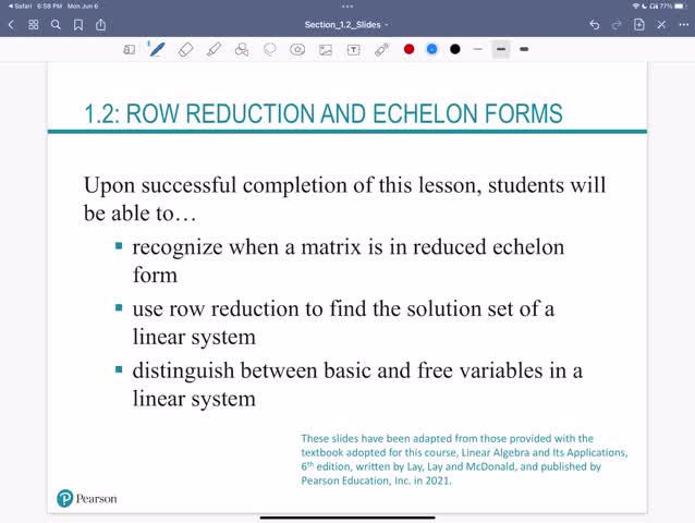 Section 1.2 Video 1 of 4