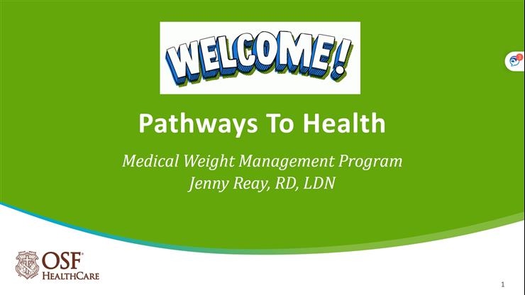 Pathways to Health Welcome!
