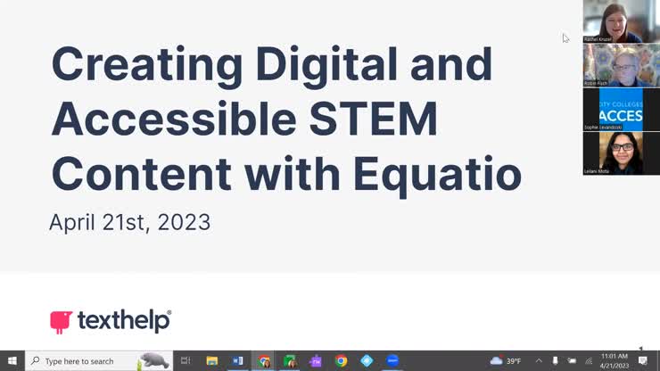 Creating Digital and Accessible STEM Content with Equatio_04.21.2023