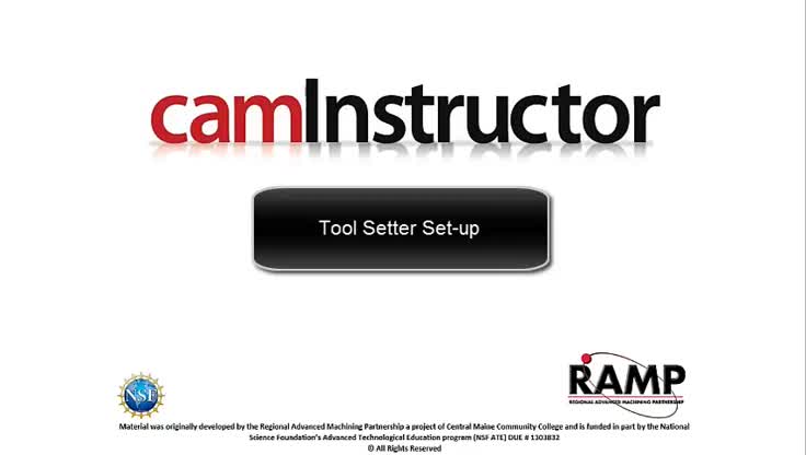 tool setter Setup(CamInstructor)