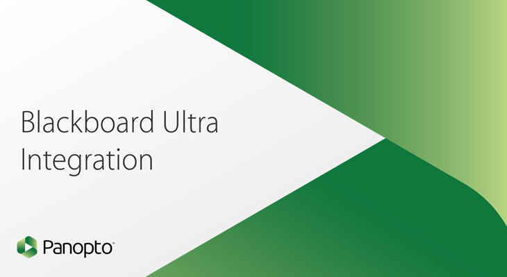 Blackboard Ultra Integration
