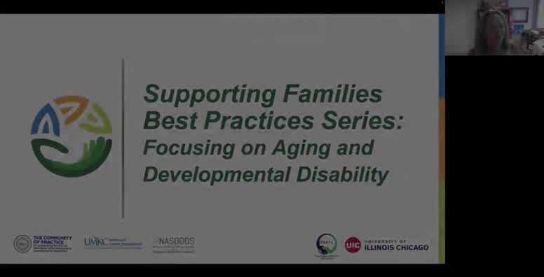 Supporting Families Best Practice Series: Focusing on Aging and ...