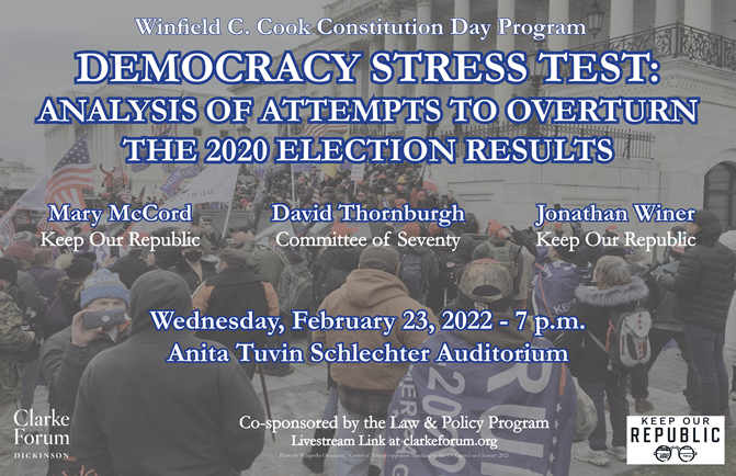 Winfield C. Cook Constitution Day Program Democracy Stress Test ...