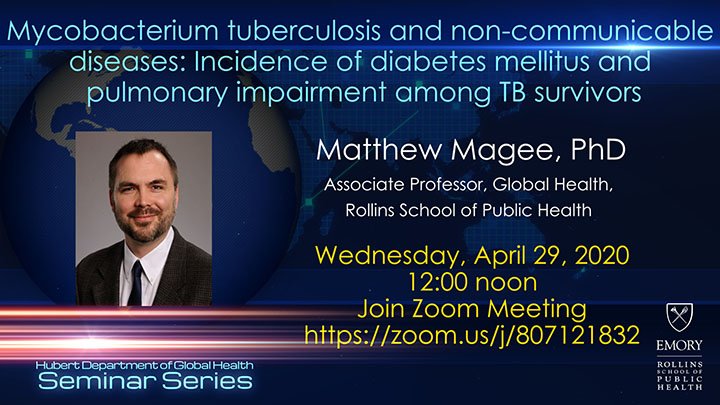 Matthew Magee, PhD - April 29, 2020