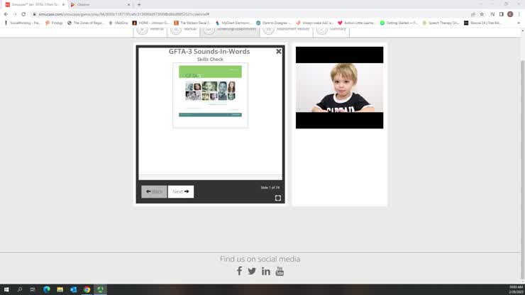 GFTA-3 Assessment Scoring Video (Ian)