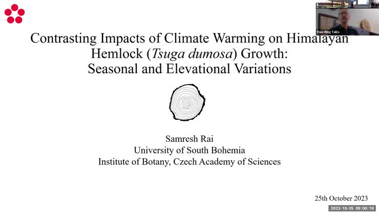 2023-10-25 Samresh Rai Dendrochronology of Himalayan hemlock by season ...