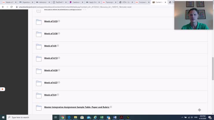 Master Integrative Assignment Instructions