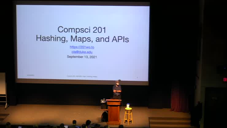 Owen Astrachan - COMP 201.1 - Griffith - Fall 2021 on 9/13/2021 (Mon)