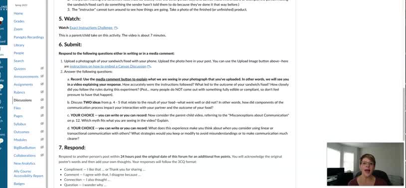 About Discussion Questions