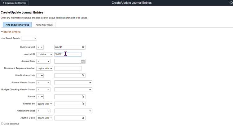 GL_Posting a Manual Journal Entry - No Audio