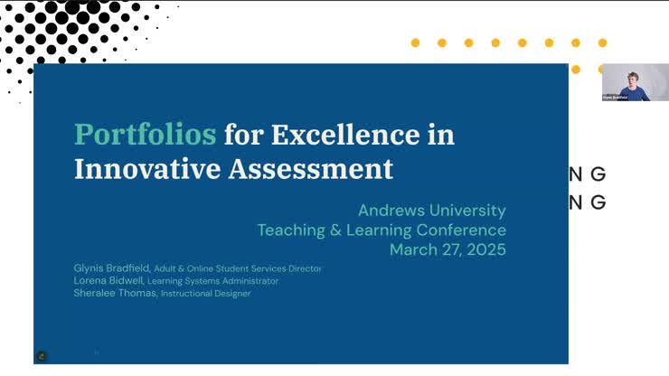 Exploring ePortfolios for Excellence in Innovative Assessment