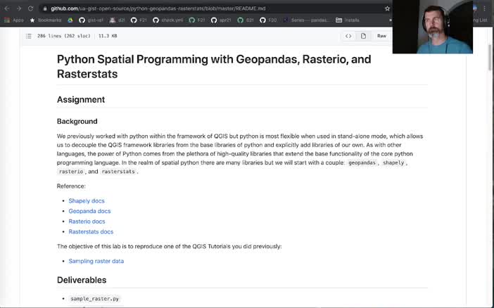 Lecture - Python Rasterstats