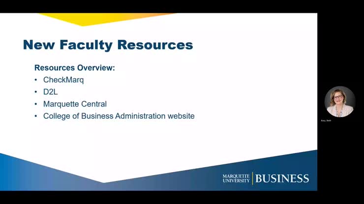COBA Faculty Orientation - CheckMarq & D2L