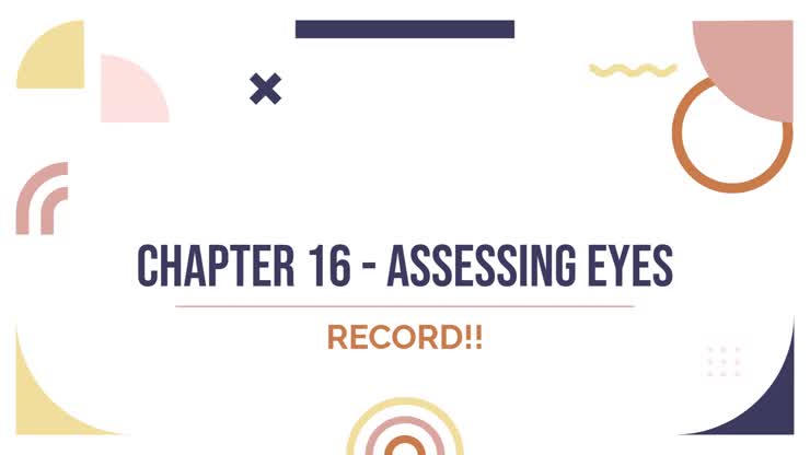 PEER TUTORING - Chapter 16 Eyes