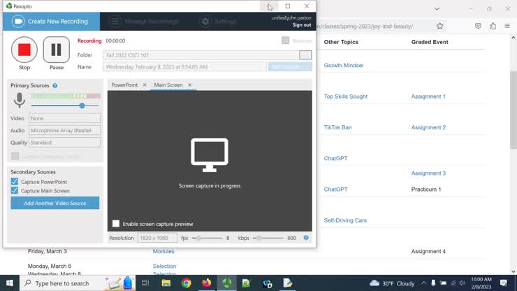 Wednesday, February 8, 2023 at 9:54:05 AM