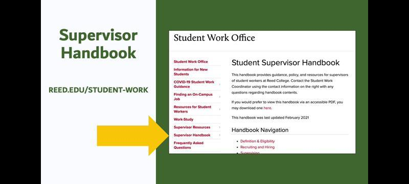Student Supervisor Basics Training