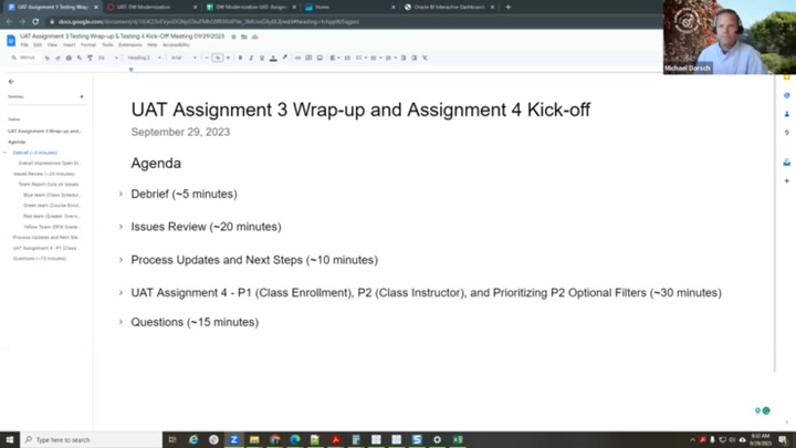 DW Modernization UAT #3 Wrap-Up & #4 Kick-off
