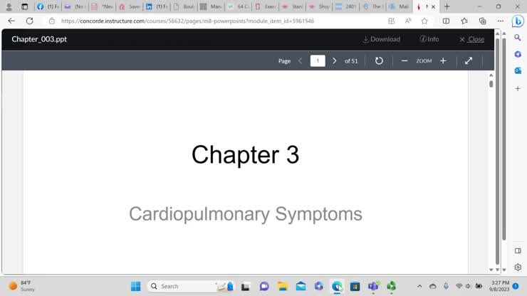 RESP 1115 - Module 8 - Chapter 3 Lecture
