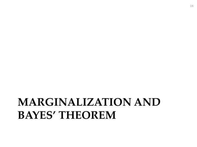 7.A.iii - Marginalization and Bayes Theorem