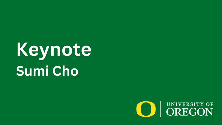 Keynote- Sumi Cho