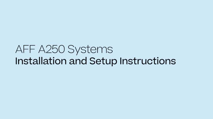 AFF A250 System Installation and Setup