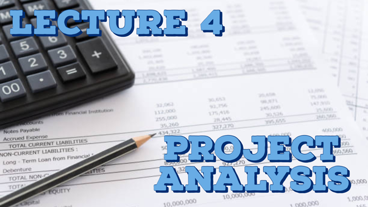 Lecture 4 - Project Analysis