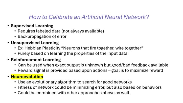 ECE497 Evolutionary Robotics - L26 Neuroevolution, NEAT, CPPNs, and HyperNEAT