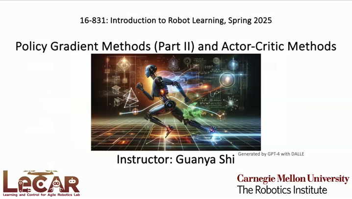 Lecture 10: Policy Gradient Methods (Part II) and Actor-Critic Methods